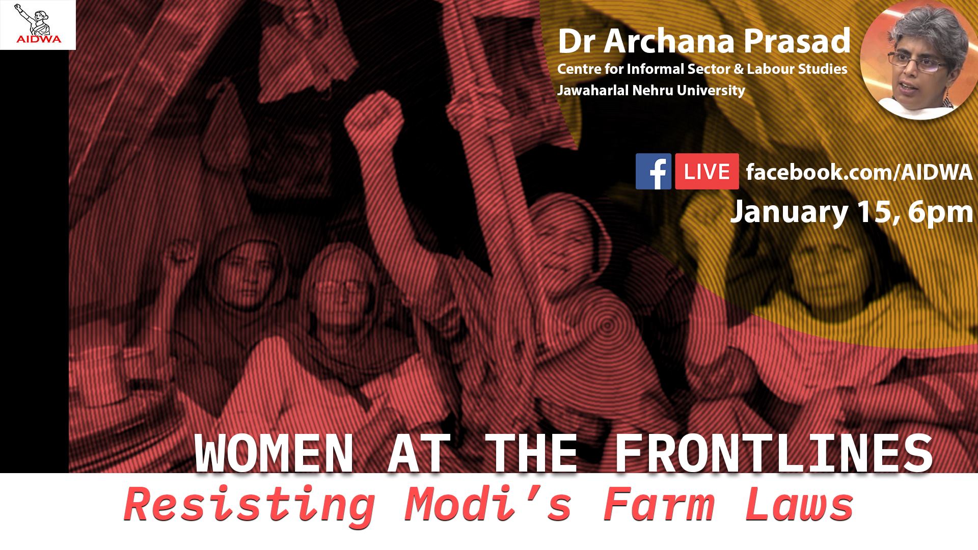 Women at the Frontlines: Resisting Modi's Farm Laws | Aidwa